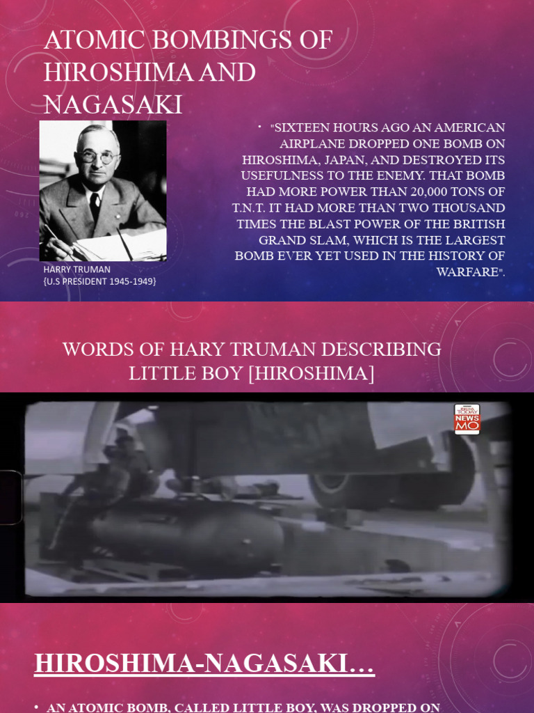 Atomic Bombings of Hiroshima and Nagasaki | PDF | Atomic Bombings Of ...