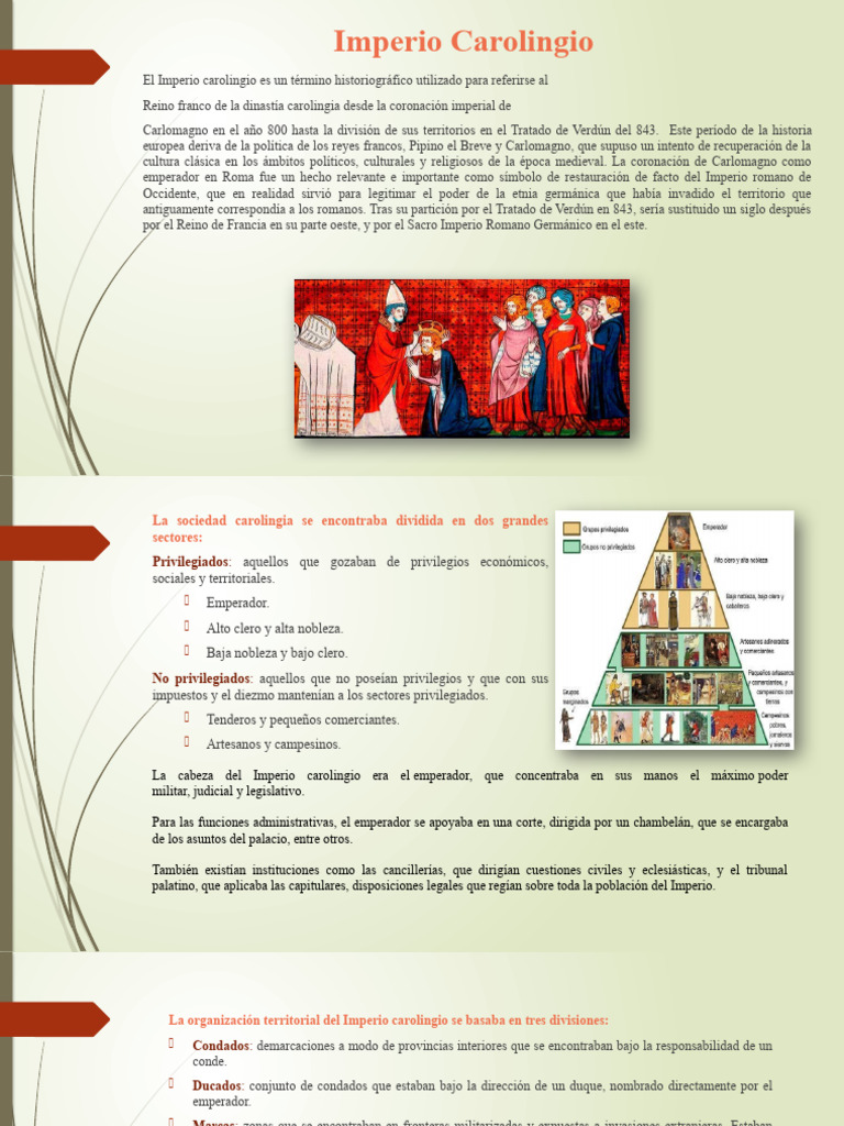 Imperio Carolingio | PDF | Carlomagno | Edades medias