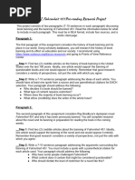 Fahrenheit 451 One-Pager Guidelines | PDF | Art