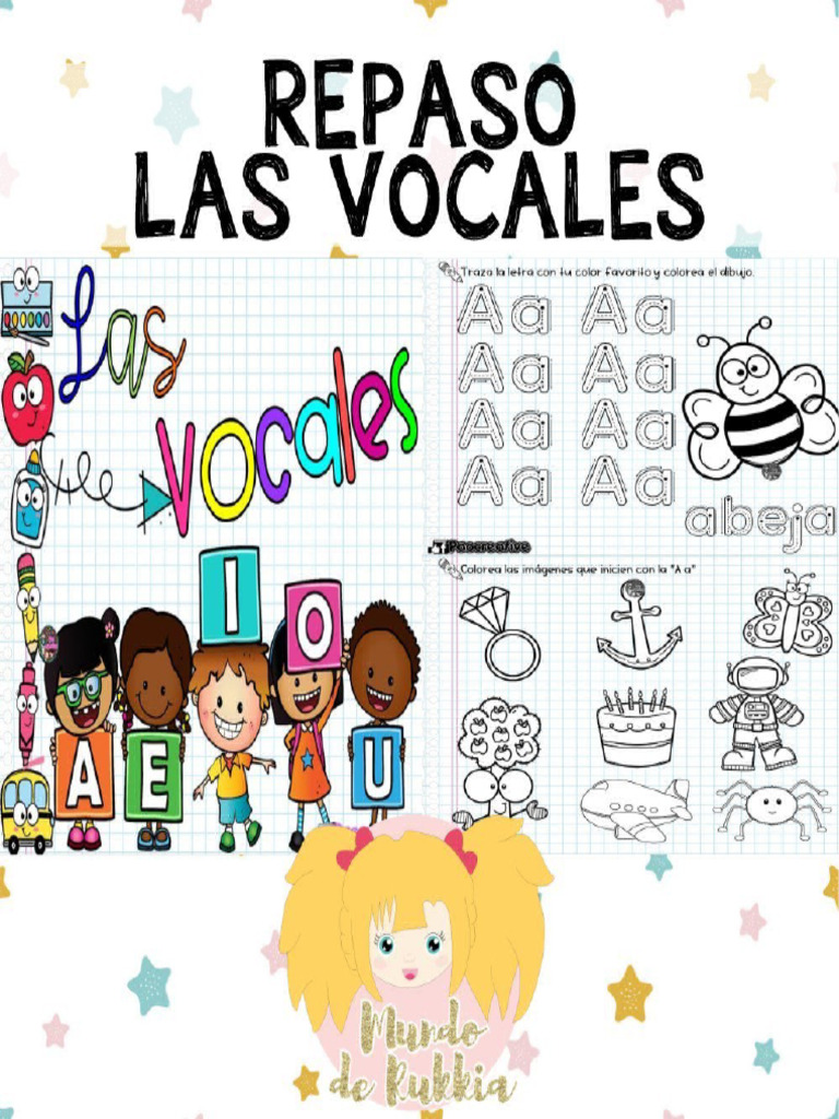 Librito de Repaso para Vocales Recopilado Por Mundo de Rukkia | PDF