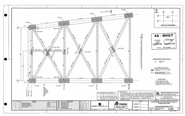 PE-TUM-G308-E-001-11 (Eleveacion Marco Eje B) | PDF