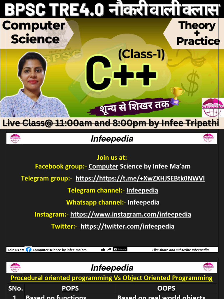 C Notes1 Pdf Programming Constructor Object Oriented Programming 8290