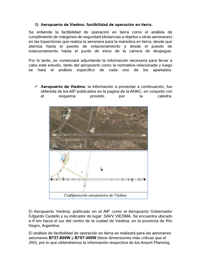 Trabajo Practico de Aeropuerto | PDF | Pista | Aeropuerto