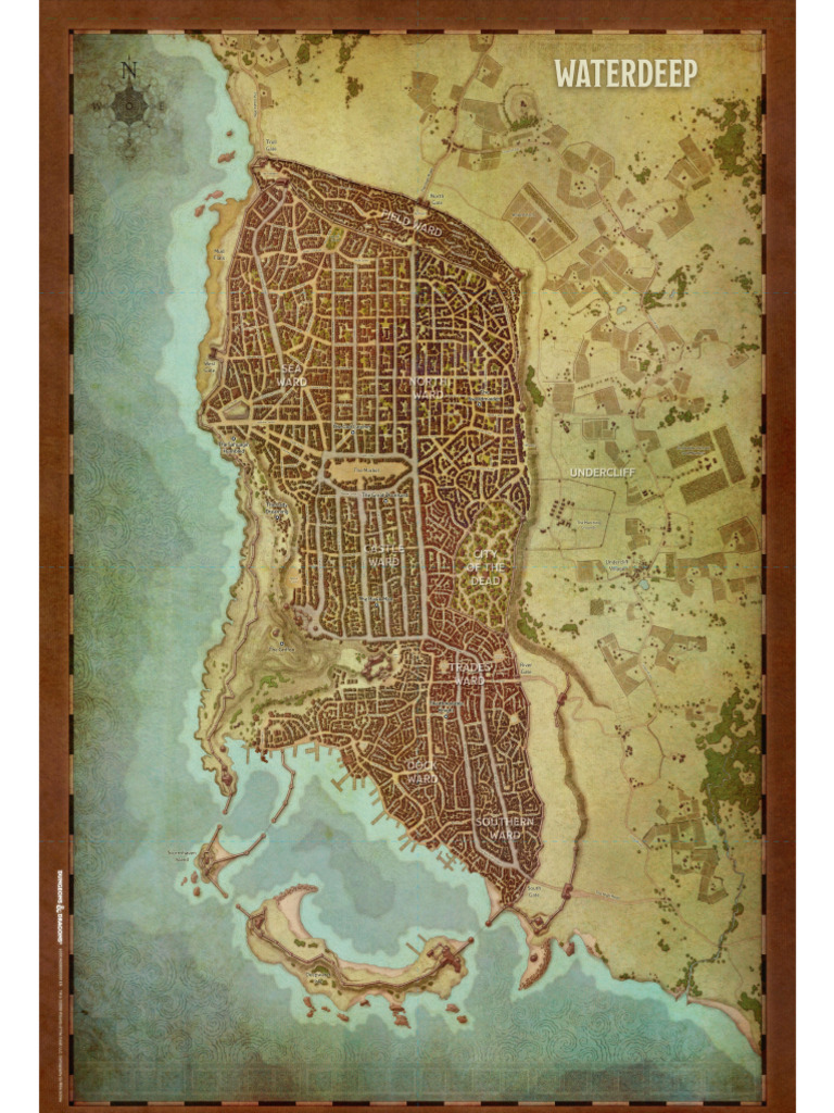 Waterdeep Good Map | PDF