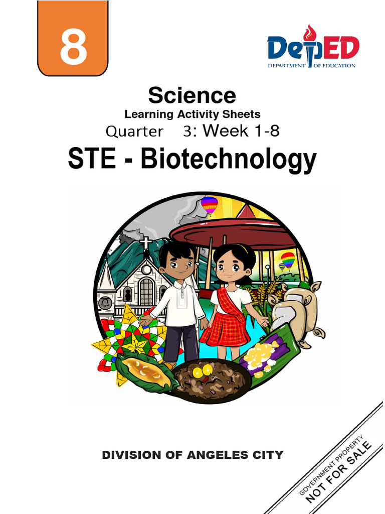 STE 8 Biotechnology Q3W1 8 F | PDF | Molecular Cloning | Plasmid