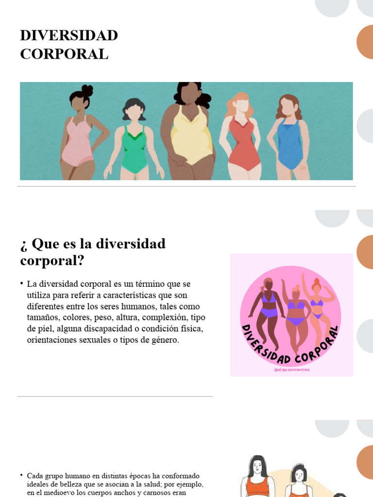 Diversidad Corporal | PDF | Invalidez | Estereotipos