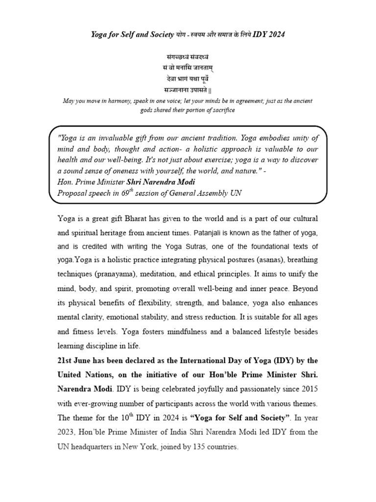 IDY Write-Up | PDF | Yoga | Asana