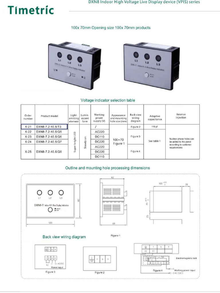 Timetric DXN8-T3 | PDF