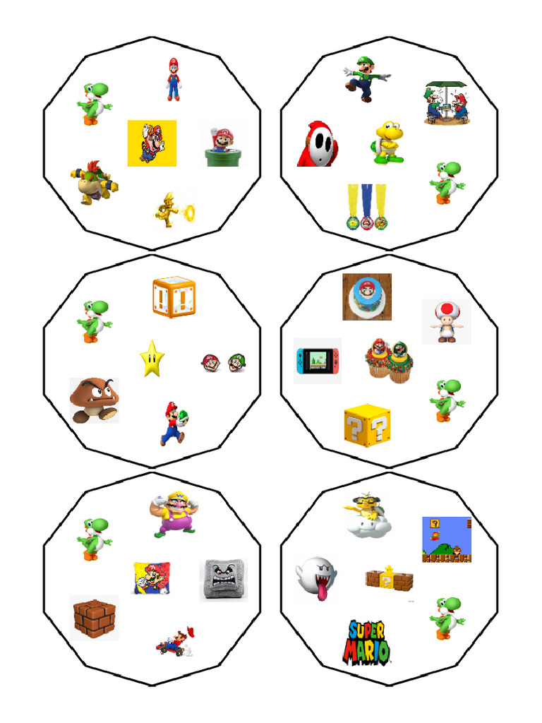 Dobble Super Mario EPF | PDF