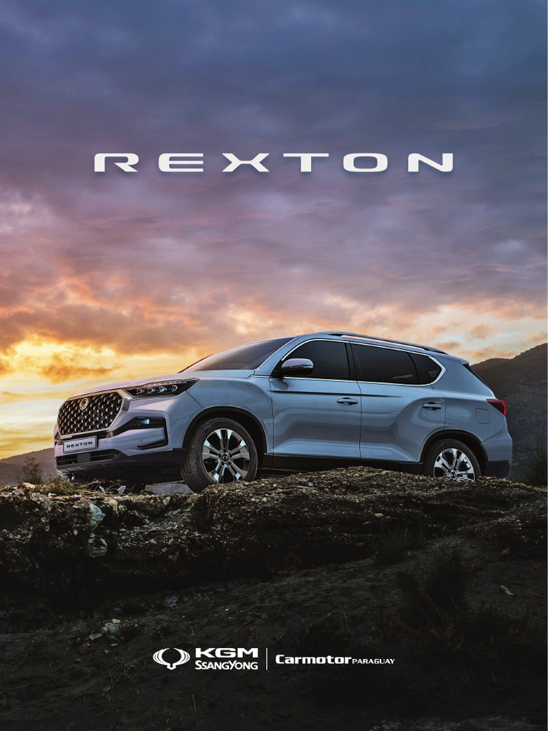 KGM - REXTON - FichaTec - FEB - 2024 | PDF | Sistema de freno antibloqueo | Vehículos