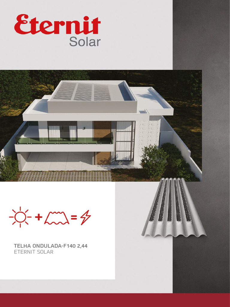 ETE06423 Catalogo Tecnico Eternit Solar Ondulada F140 | PDF | Física Aplicada e Interdisciplinar ...