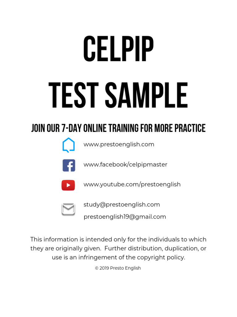 CELPIP FULL TEST SAMPLE 2020 sec | PDF | Anne Of Green Gables | Renting