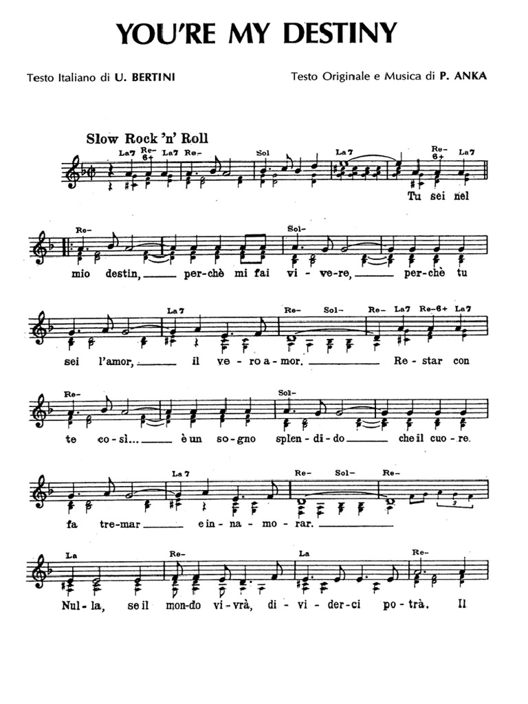 You Are My Destiny | PDF