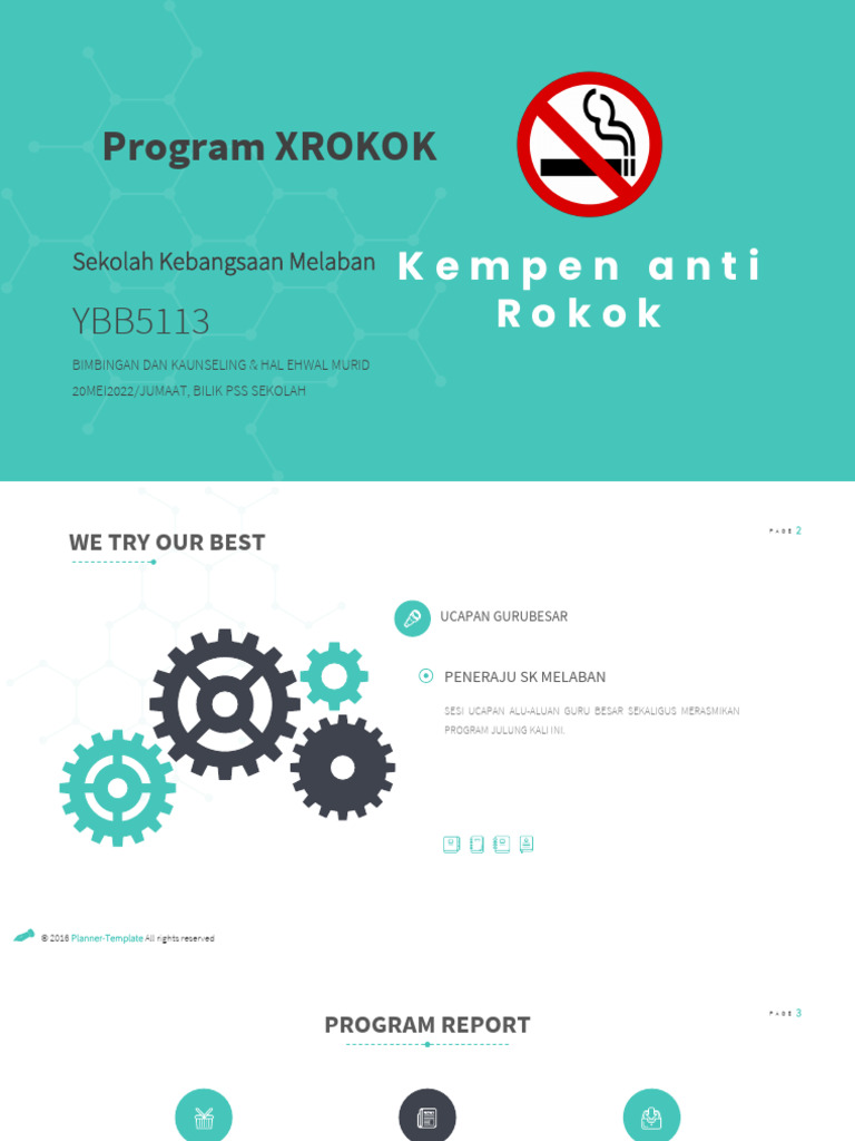 Kempen Anti Merokok SK Melaban | PDF