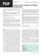 Modified Centor Score for Strep Throat | PDF | Medical Specialties ...