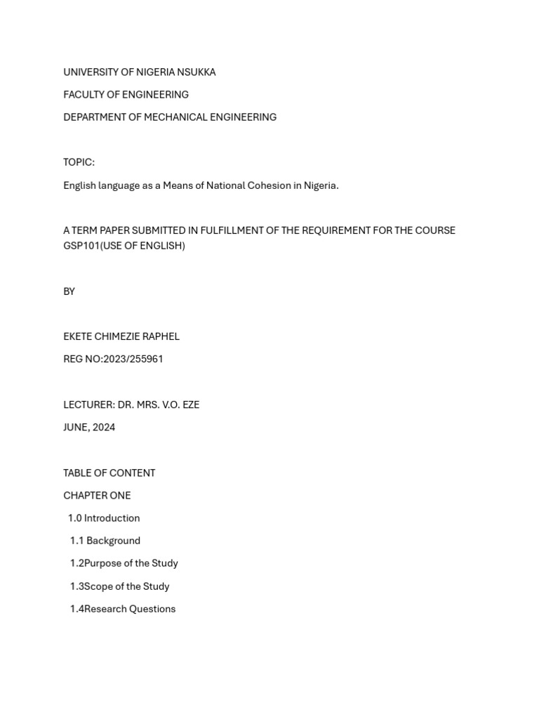 GSP 101 | PDF | English Language | Multiculturalism