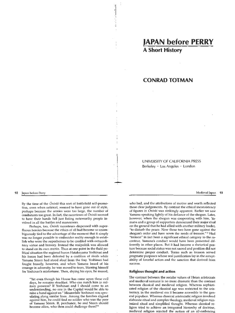 Hirano 9C Japan Before Perry 93-106 - Ocred | PDF | Zen