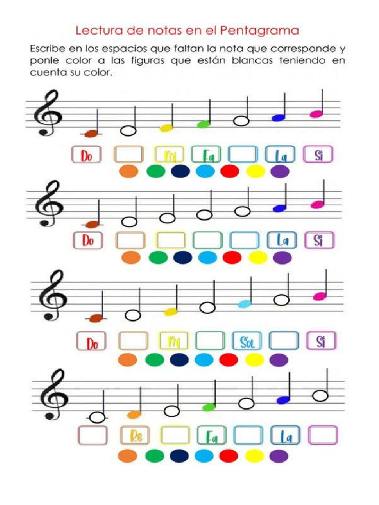 Musica en Colores | PDF