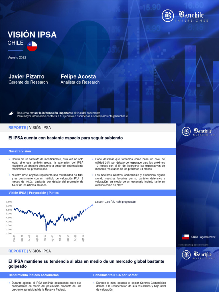 Vision IPSA | PDF | Crecimiento económico | Confianza del consumidor