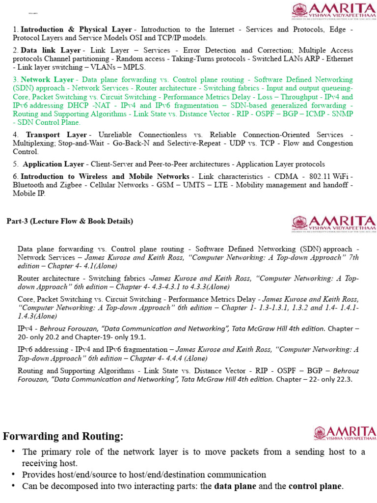 Part 3-Network Layer | PDF | Internet Protocols | Routing