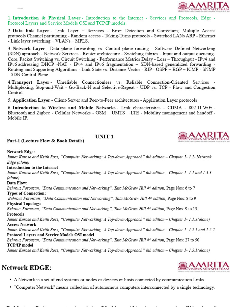 Part 1-Physical Layer | PDF | Computer Network | Internet Service Provider