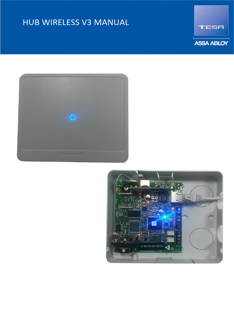 Manual Tesa Hub Wireless V3 | PDF | Olas | Antena (Radio)