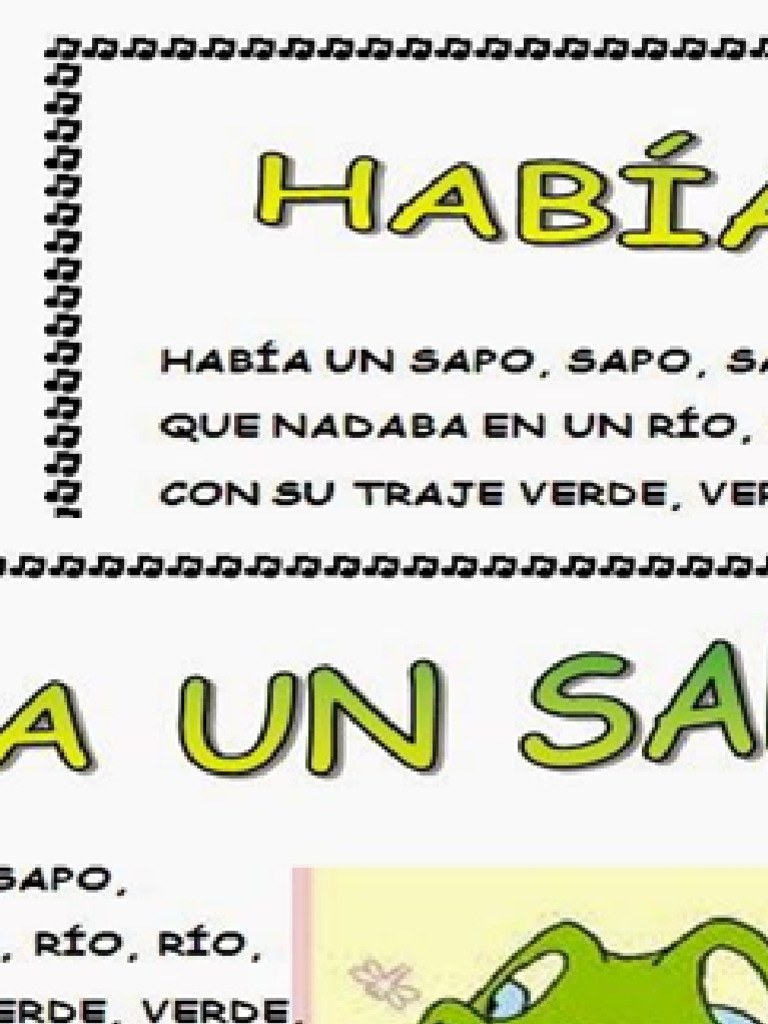 El Sapo Lectura Pdf