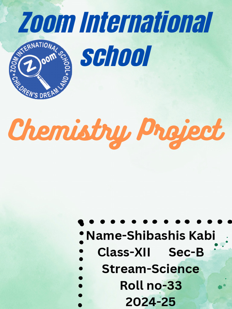 Class-12 Chemistry Project | PDF | Foods | Milk