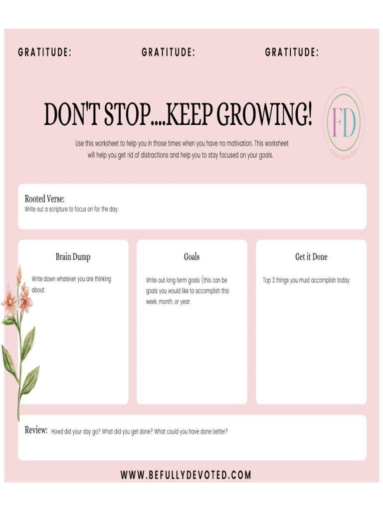 Dont Stop Keep Growing Updated | PDF