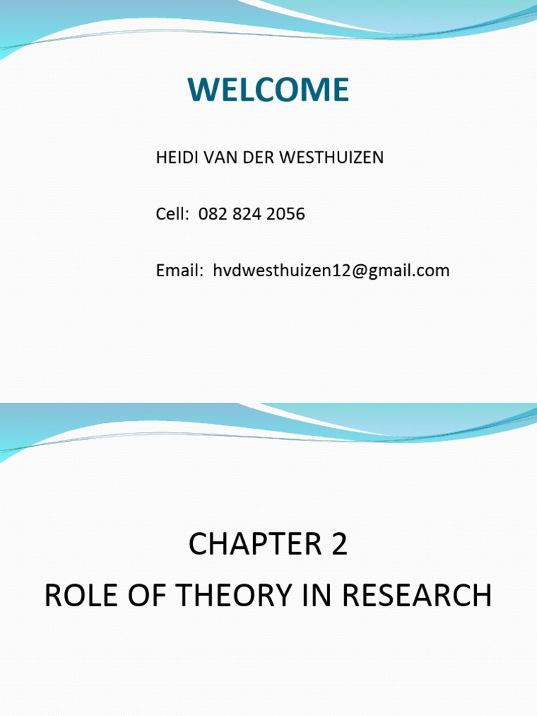 Theory's Role in Research Explained | PDF | Causality | Theory