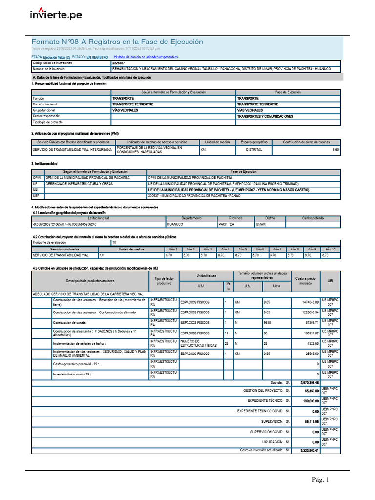 Formato 8-A Invierte | PDF | Tasa interna de retorno | Economias
