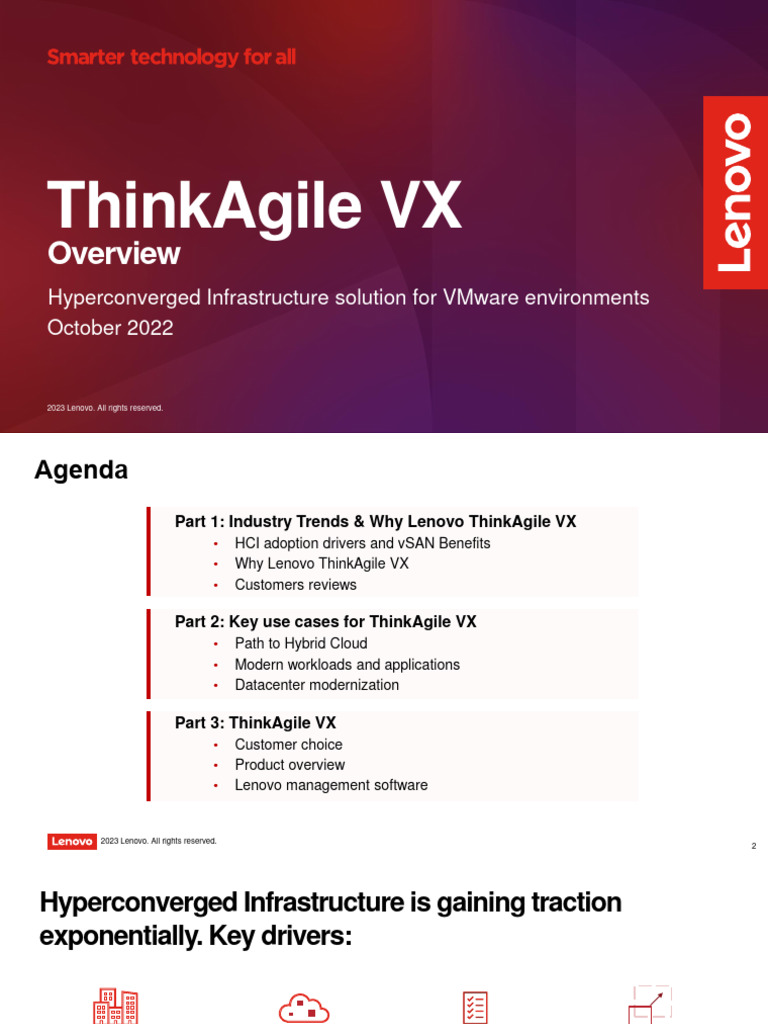 ThinkAgile VX for IT Professionals | PDF | Cloud Computing | Lenovo