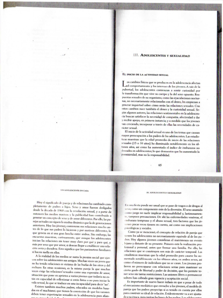 Un Adolescente - Cap3 | PDF