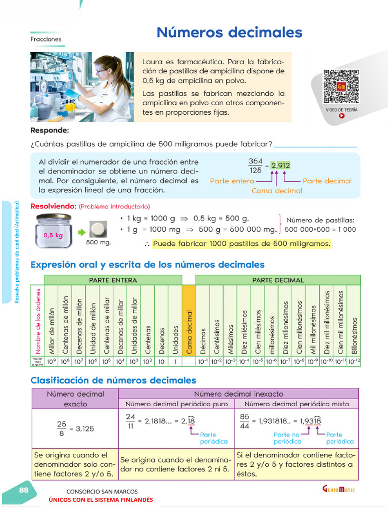 1numeros Decimales | PDF