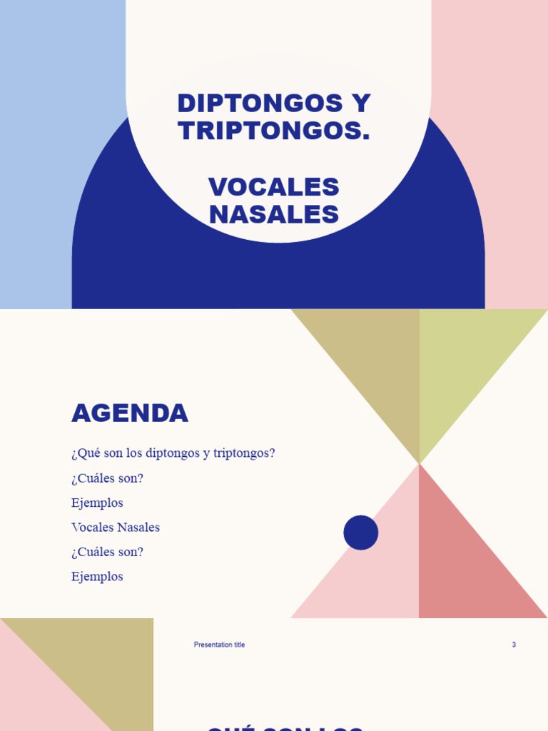 Diptongos y Triptongos-Vocales Nasales | PDF | Voz humana | Fonética
