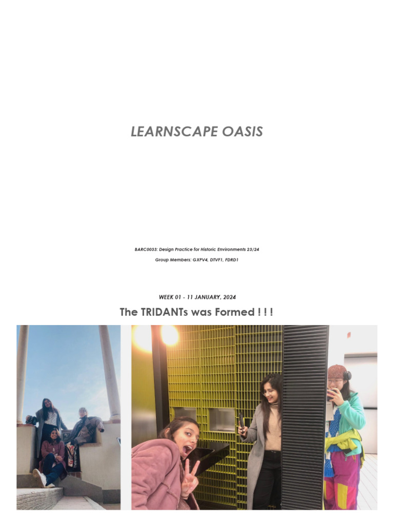 Learnscape Oasis Journal | PDF | Travel | Home & Garden