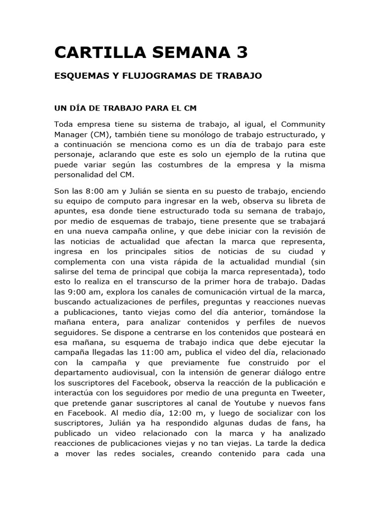 CARTILLA SEMANA 3 COMMUNITY MANAGER | PDF CARTILLA SEMANA 3 COMMUNITY MANAGER | PDF