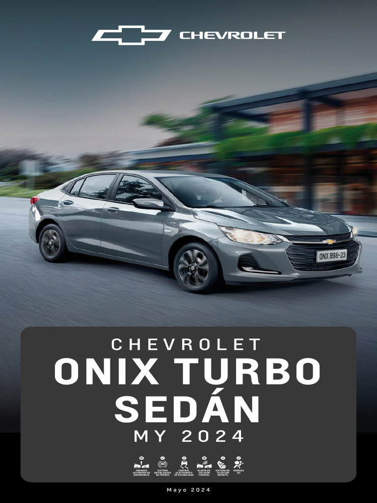 2024 FT Onix Sedan | PDF | Sistema de freno antibloqueo | Vehículos