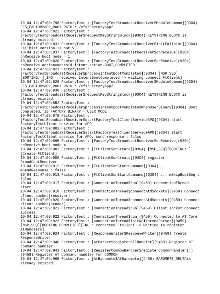 Firstbootlog | PDF | Computer Architecture | Operating System Technology