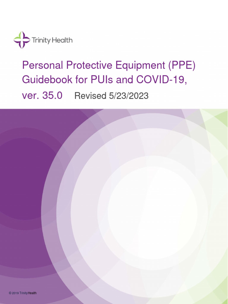 Ppe Guide Booklet | PDF | Personal Protective Equipment | Epidemiology