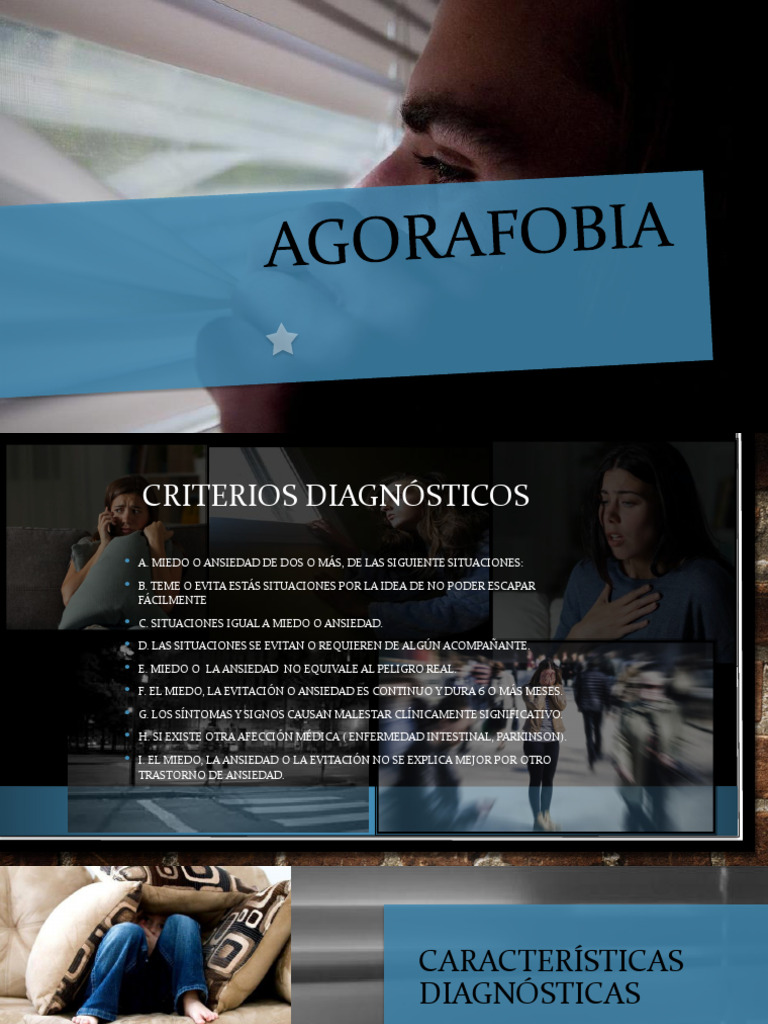 Diagnóstico y Tratamiento de Agorafobia | PDF | Ansiedad | Las emociones