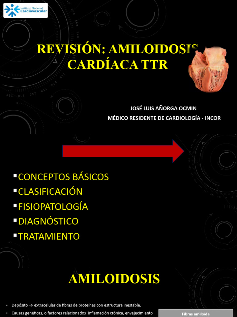 Amiloidosis Cardíaca | PDF | Enfermedades y trastornos | Macromoléculas
