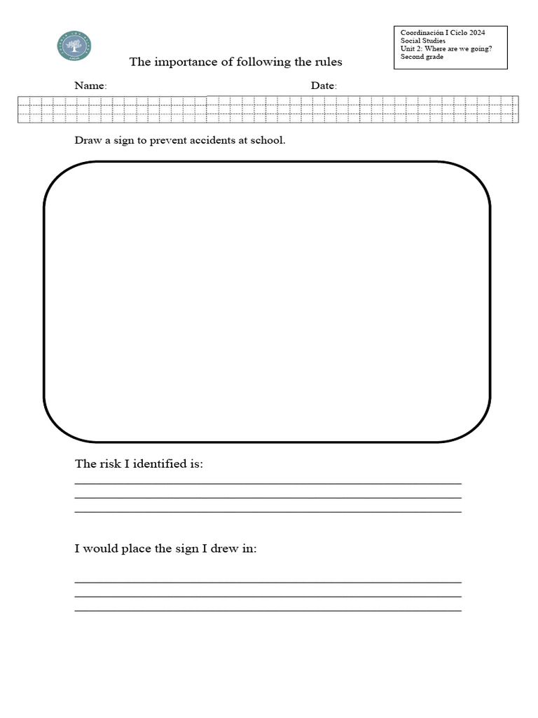 School Safety Sign Project Guide | PDF