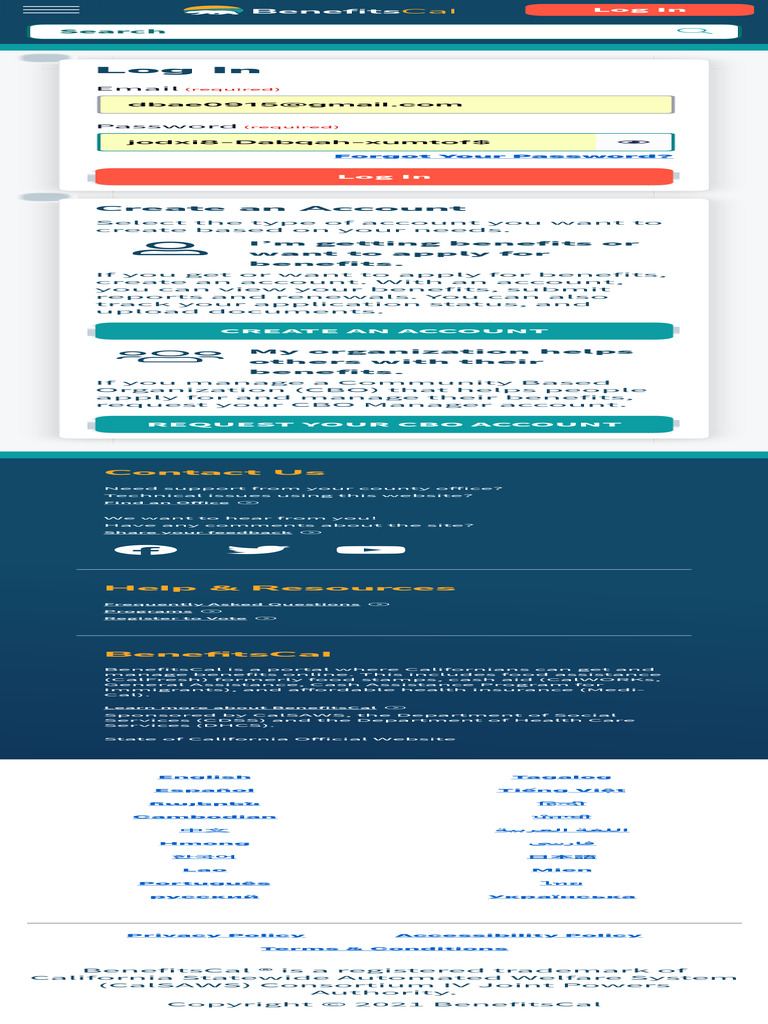 BenefitsCal. Together, We Benefit | PDF | Career & Growth | Social Science