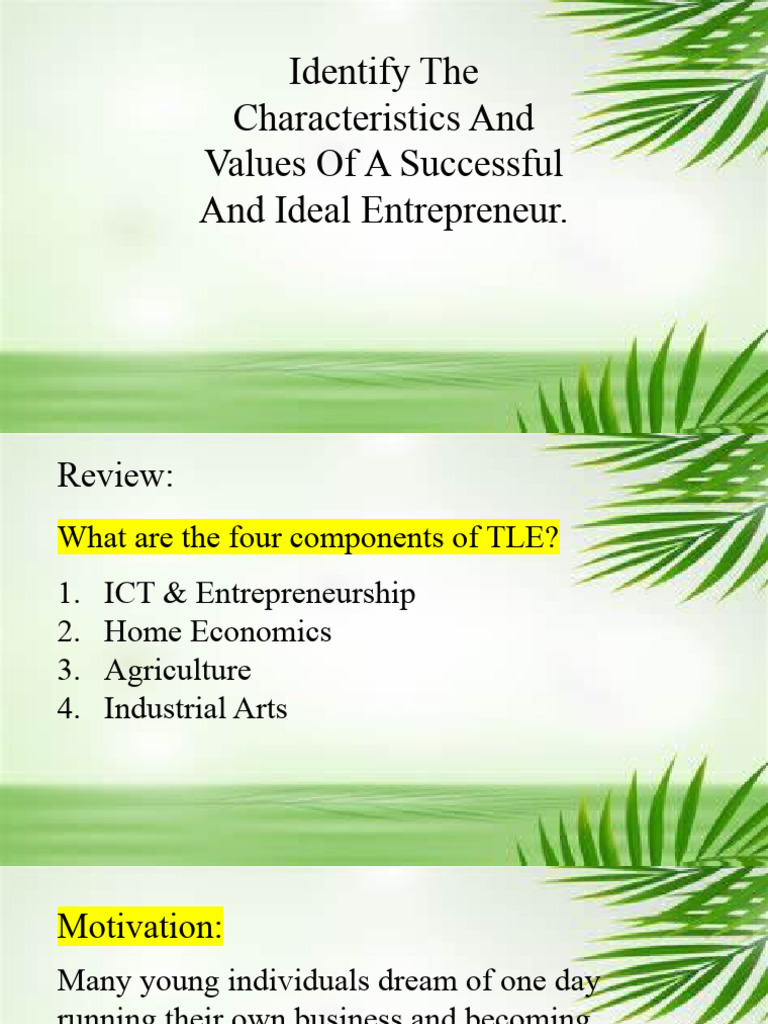 Key Traits of Successful Entrepreneurs | PDF | Entrepreneurship | Business
