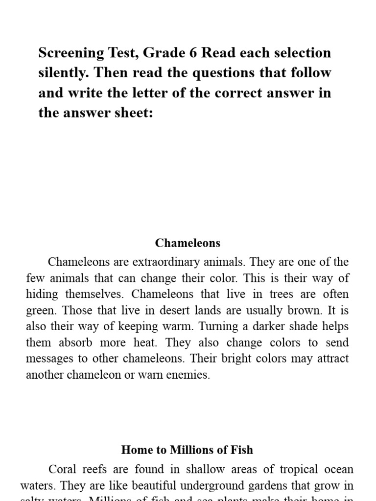 Group Screening Test | PDF