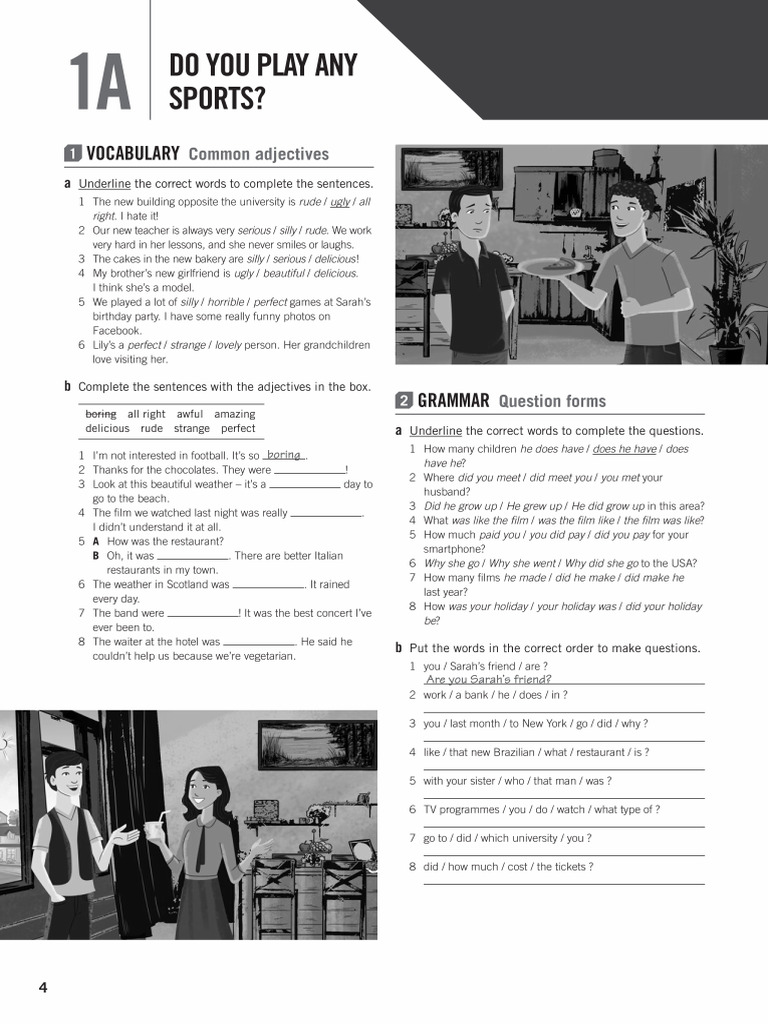 Unit 1 - Workbook | PDF