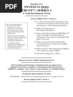 QQQ - Invesco QQQ ETF Fact Sheet | PDF | Exchange Traded Fund | Investing
