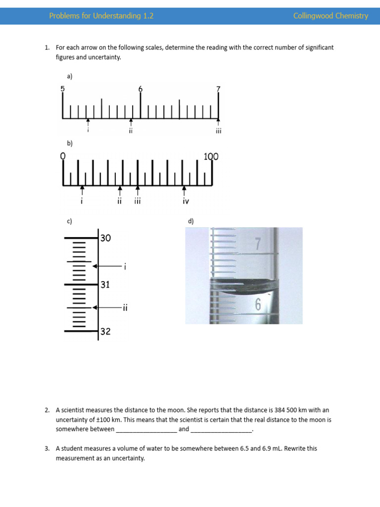 1.2 Problems - How To Measure | PDF