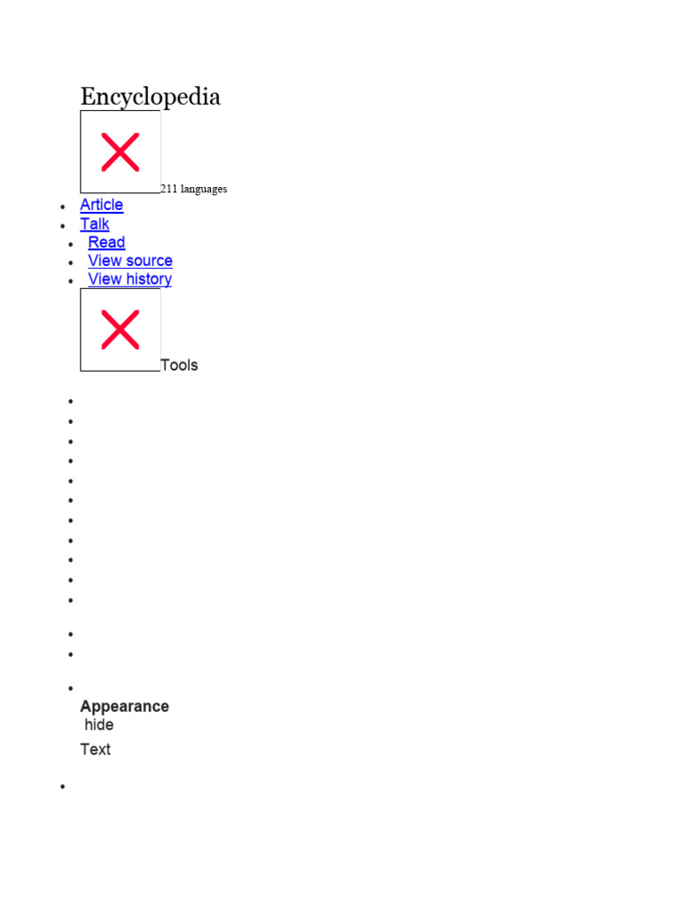 Encyclopedia | PDF | Encyclopedias | Encyclopædia Britannica